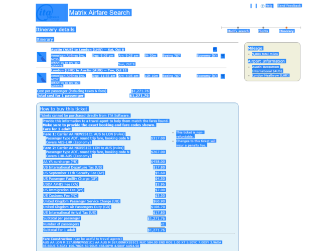 Google ITA Matrix Search Tool - Pro Tips & Tricks [2023]