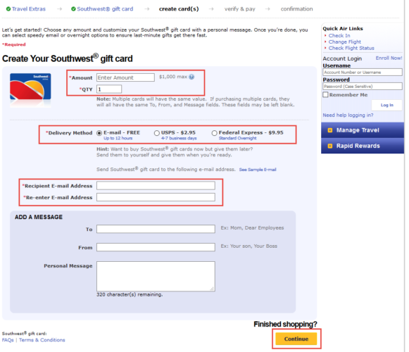 Southwest Gift Cards, Travel Funds & LUV Vouchers [2022 Update]