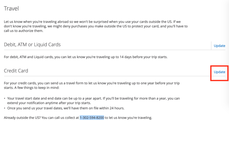 How To Setup a Chase Travel Notice for Your Credit Cards [2023]