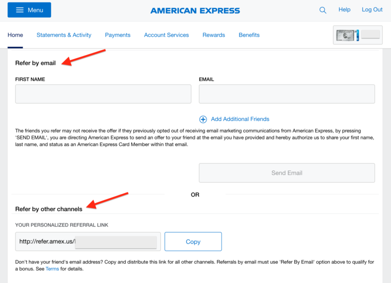 Amex Refer-a-Friend Program [Earn 50,000+ Points Every Year]
