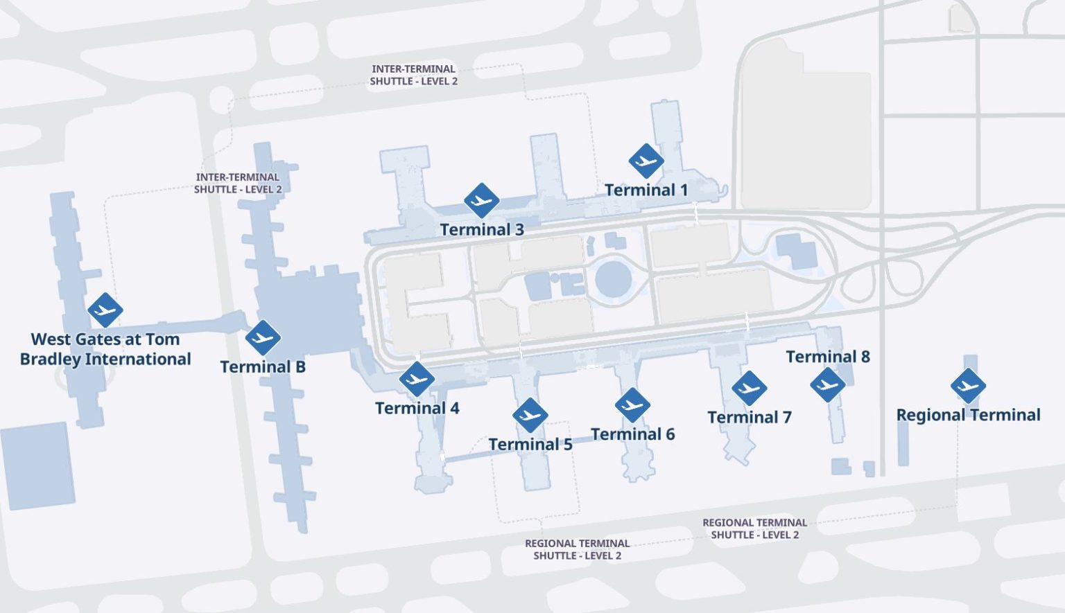 How To Get Between Terminals at Los Angeles Int'l Airport [LAX]