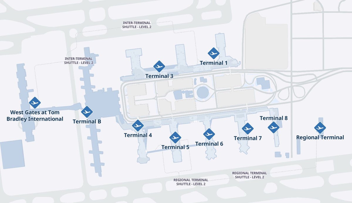 How To Get Between Terminals at Los Angeles International Airport (LAX)