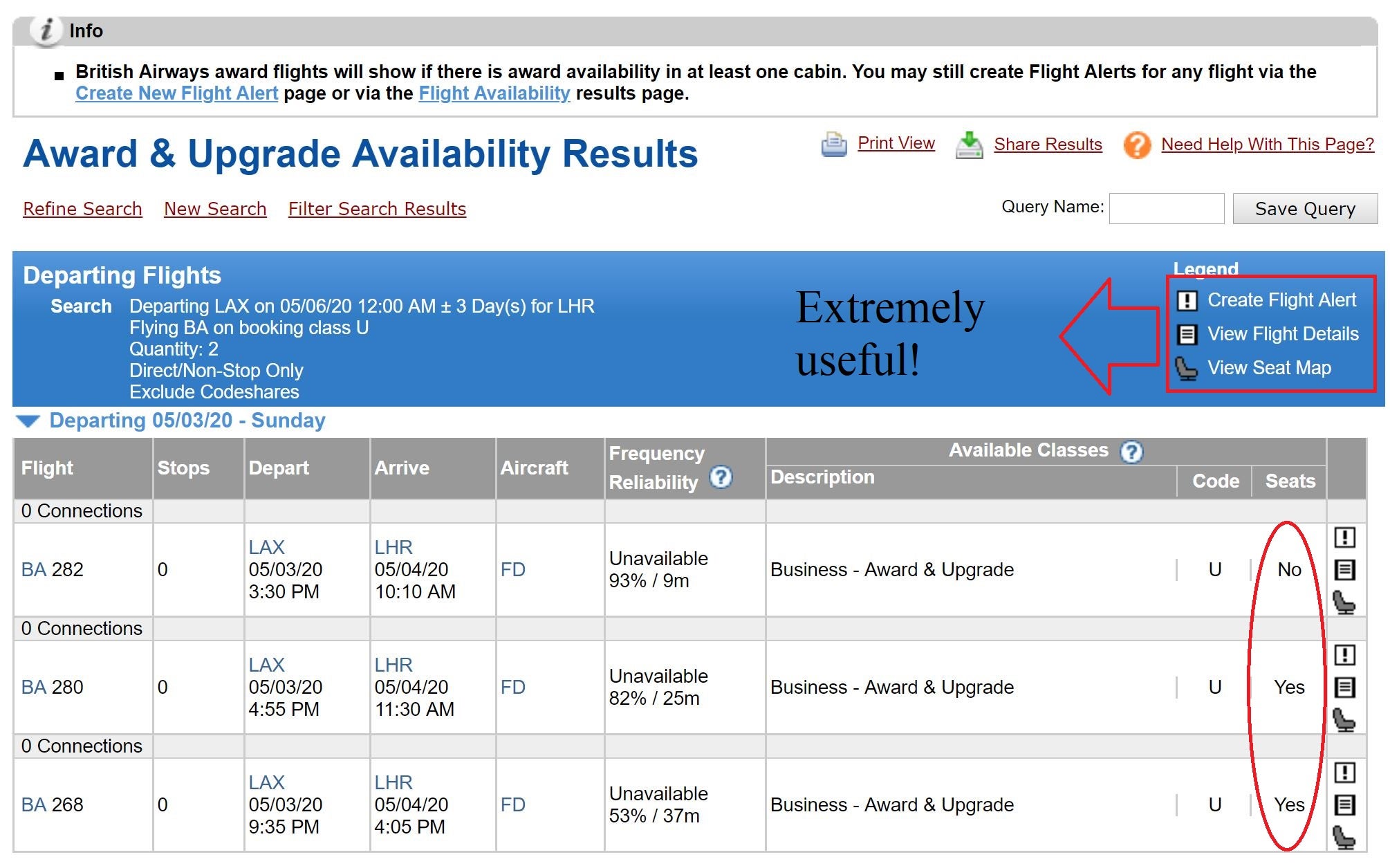 ExpertFlyer - How To Search for Award Space [& Upgrades]