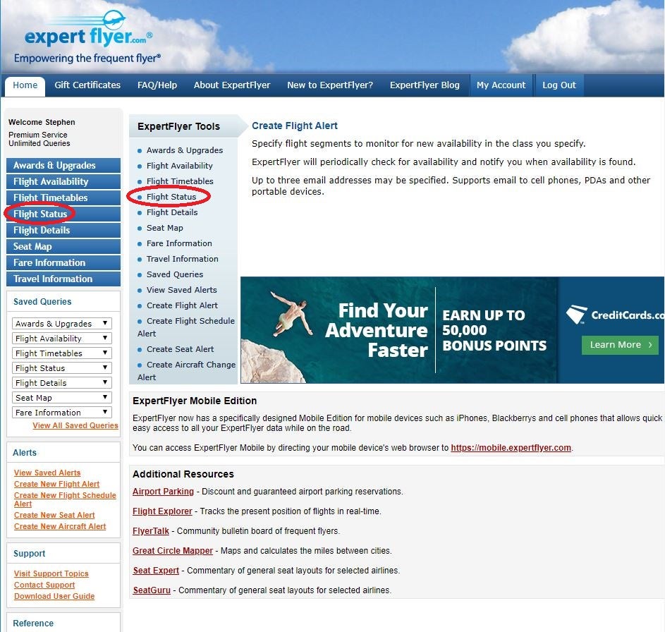 ExpertFlyer - How To Search for Award Space [& Upgrades]