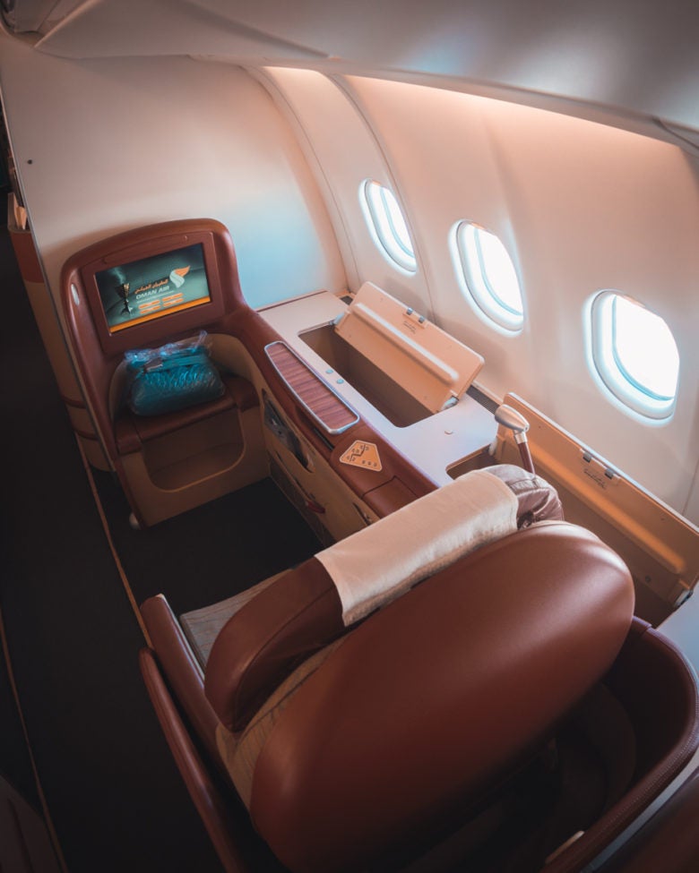 Oman Air Airbus A330 Business Class Review [FRA to MCT]