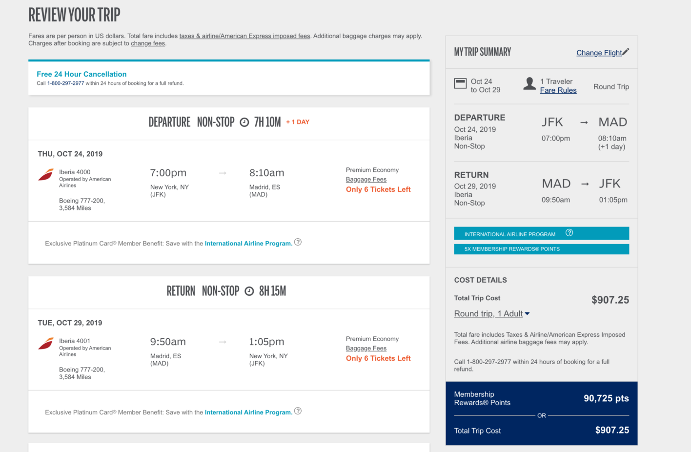 The Amex International Airline Program - Big Savings on Airfare [2022]