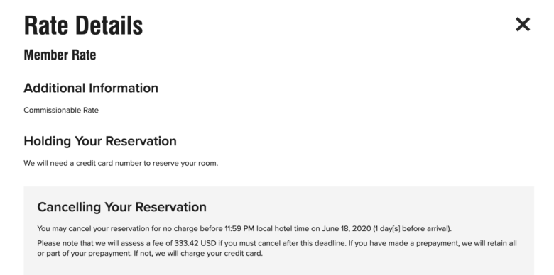 How to Cancel a Marriott Hotel Reservation [Points or Cash Booking]