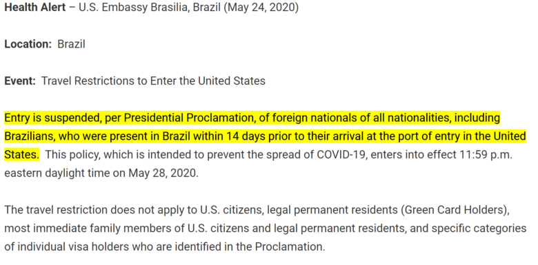 Flying From Brazil to the U.S. During COVID-19 (With Kids)