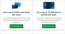 Chase Refer-A-Friend: Earn 50,000 More Chase Points [Each Year]