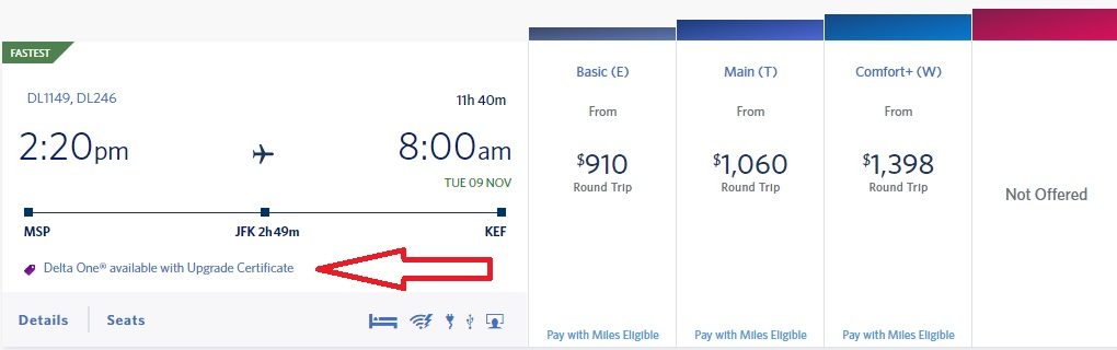How To Upgrade to Business/First Class on Delta Flights [2022]