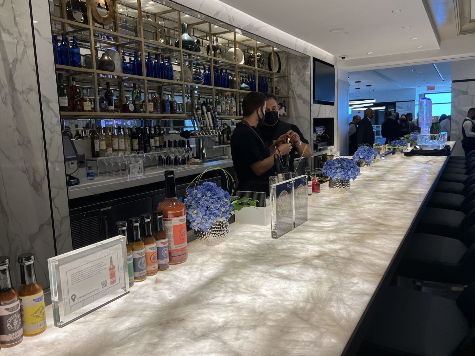 United Polaris Lounge at Dulles International Airport [Review]