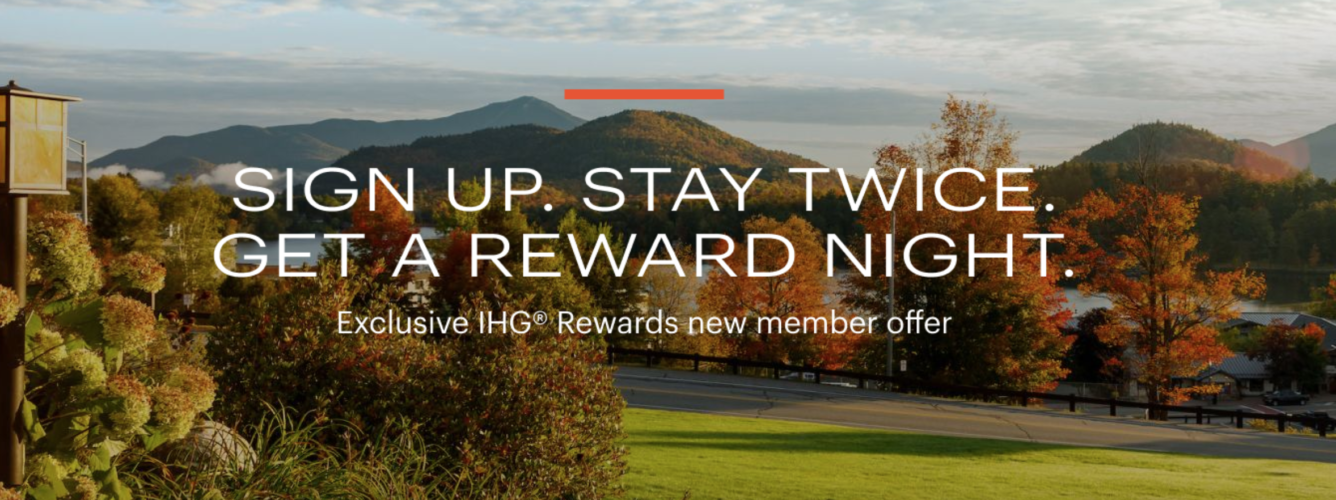 New IHG Rewards Promo: Stay Twice & Get a Free Reward Night