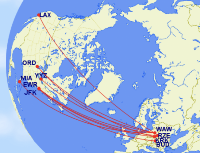 LOT Polish Airlines Adds a Fifth Nonstop Route to NY Metro Area