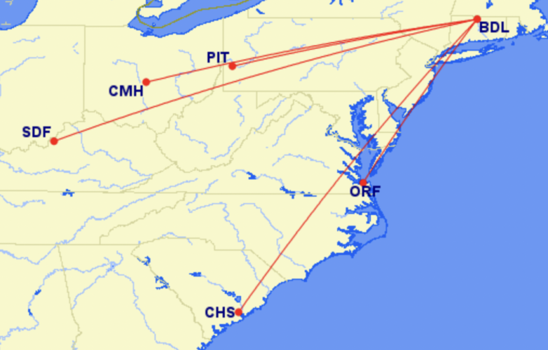 Breeze Airways Unveils Hartford's Bradley Airport as Fifth Base