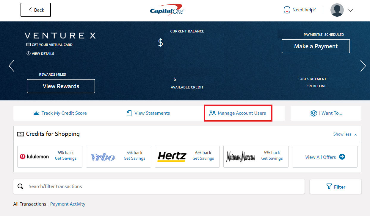 Capital One Venture X Card: Adding Authorized Users [25 Benefits]