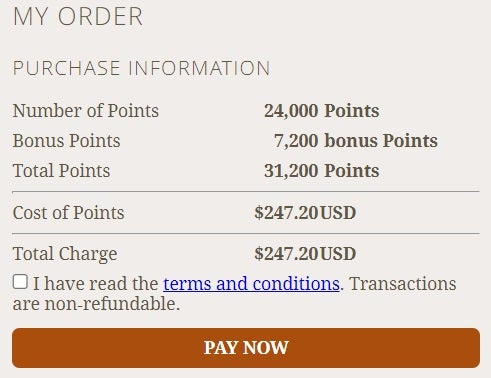 Choice Privileges Selling Points up to a 35% Bonus