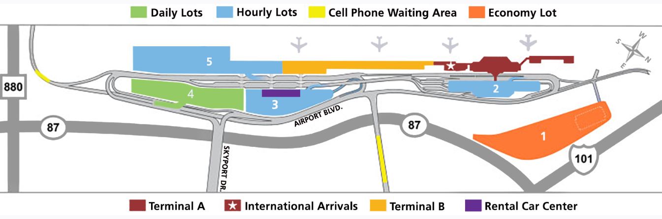 San José International Airport [SJC] - Terminal Guide [2023