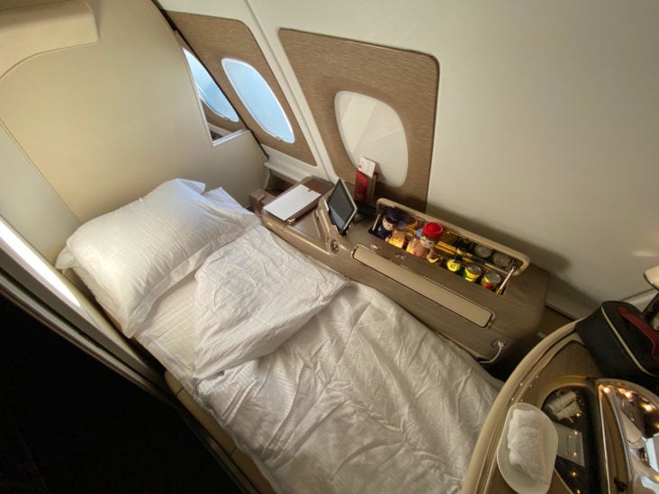 First Look: Emirates Unveils First A380 With Refreshed Cabin