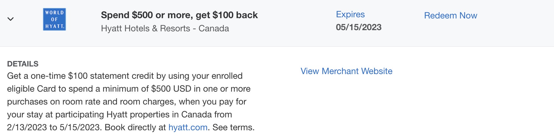 Save on Upcoming Stays at Hyatt in Canada With New Amex Offer