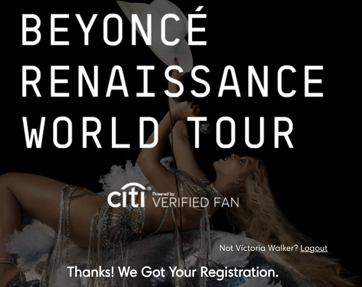 I Just Opened a New Citi Credit Card ... To Get Tickets to Beyoncé