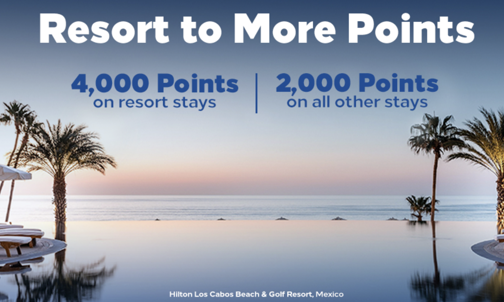 Hilton Honors Points Unlimited Promo [Up to 4k Points per Stay]