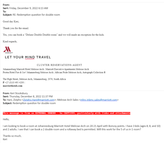 Johannesburg Marriott Hotel Melrose Arch [In-depth Review]