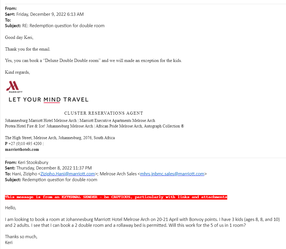 Johannesburg Marriott Hotel Melrose Arch [In-depth Review]