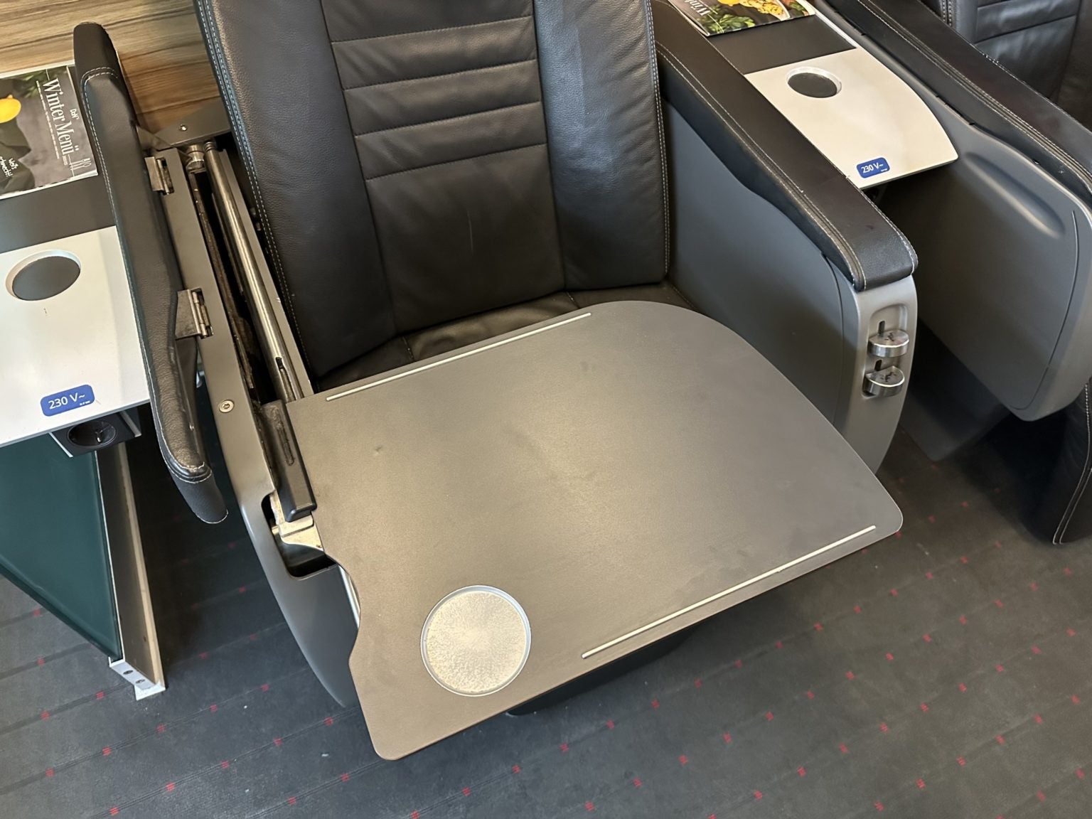 ÖBB Railjet Express Train in Business Review (Zürich-Innsbruck)