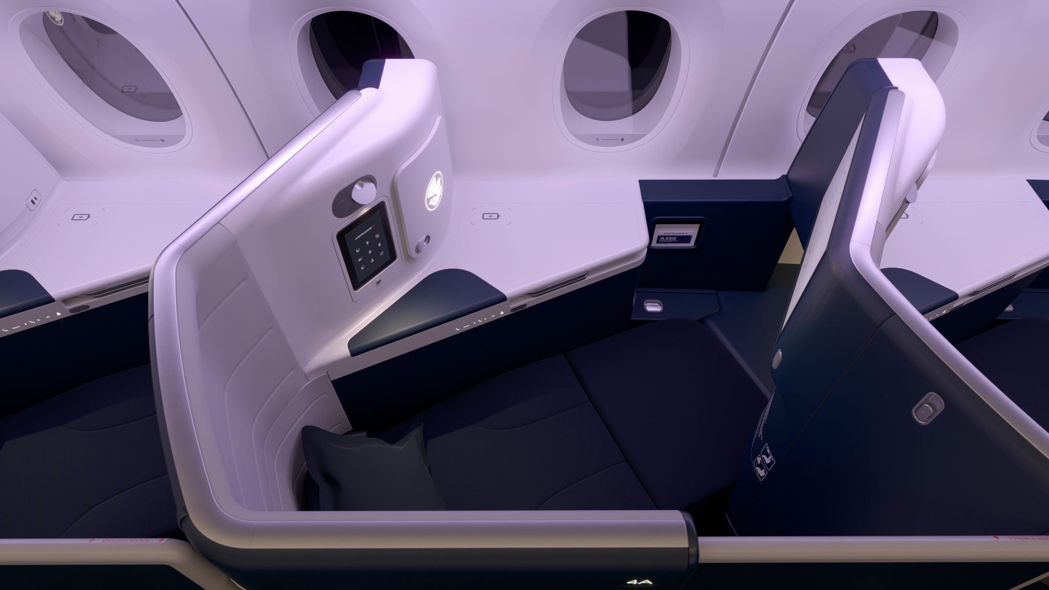 Air France's A350s Will Be Delivered With New Cabins Starting July