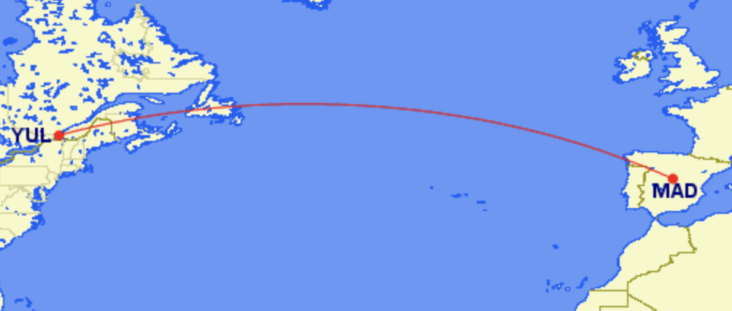 Air Canada Adds Flights From Montréal to Madrid Next Summer