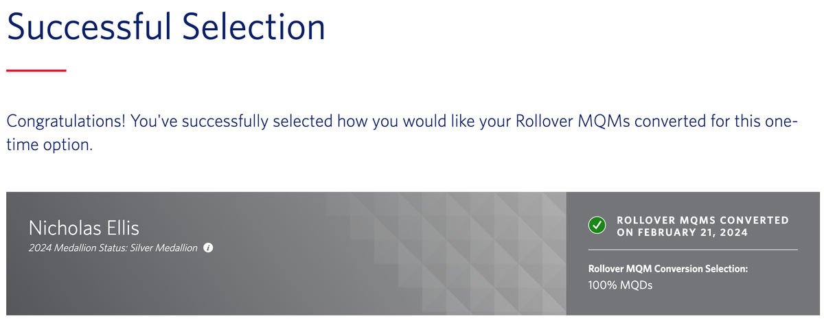 You Can Now Choose How To Convert Your Rollover Delta MQMs
