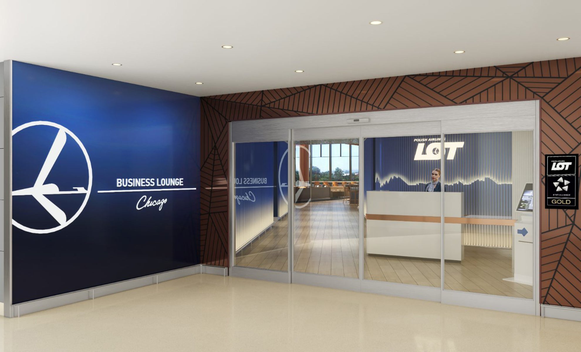 LOT Polish Opens Its First U.S. Lounge in Chicago