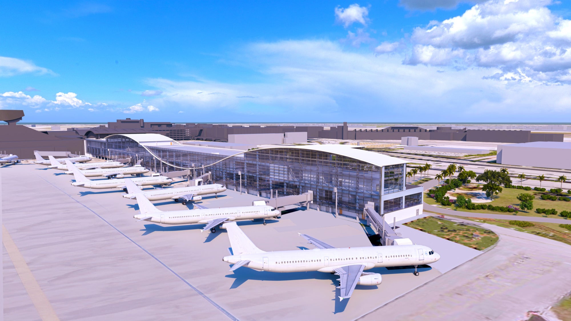 New 6-Gate Concourse K Will Open at Miami International in 2029
