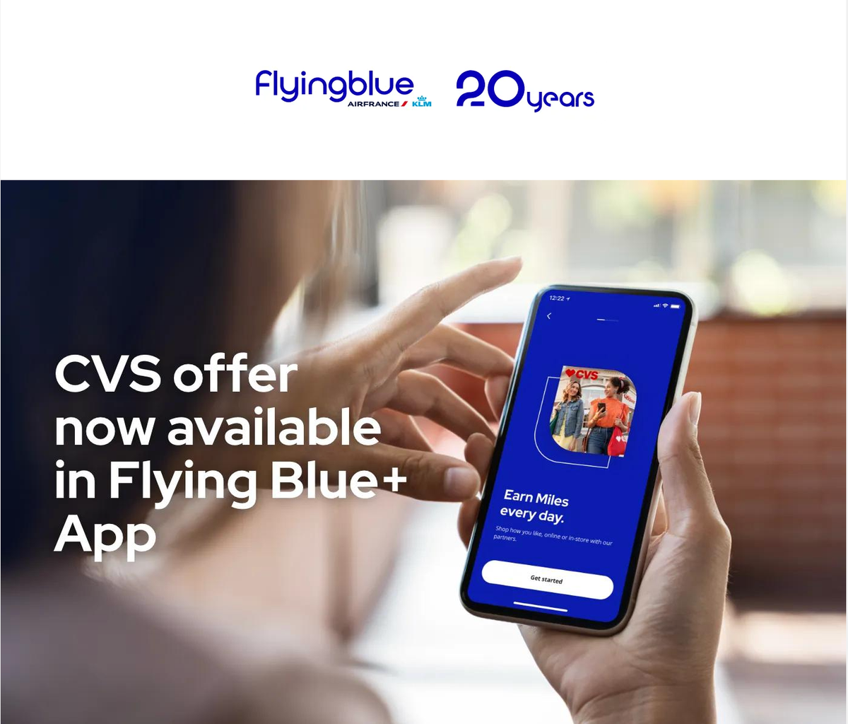 Earn 25 Flying Blue Miles per $10 Spent at CVS for a Limited Time
